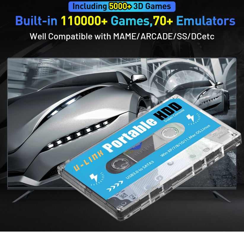 U-Link Portable HDD Super Console – APE'S HUT